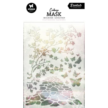 Studio Light • Essentials Mask Stencil Fluttering Flowers – tones ...